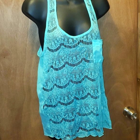 iris | Tops | Iris Turquoise Tank | Poshmark